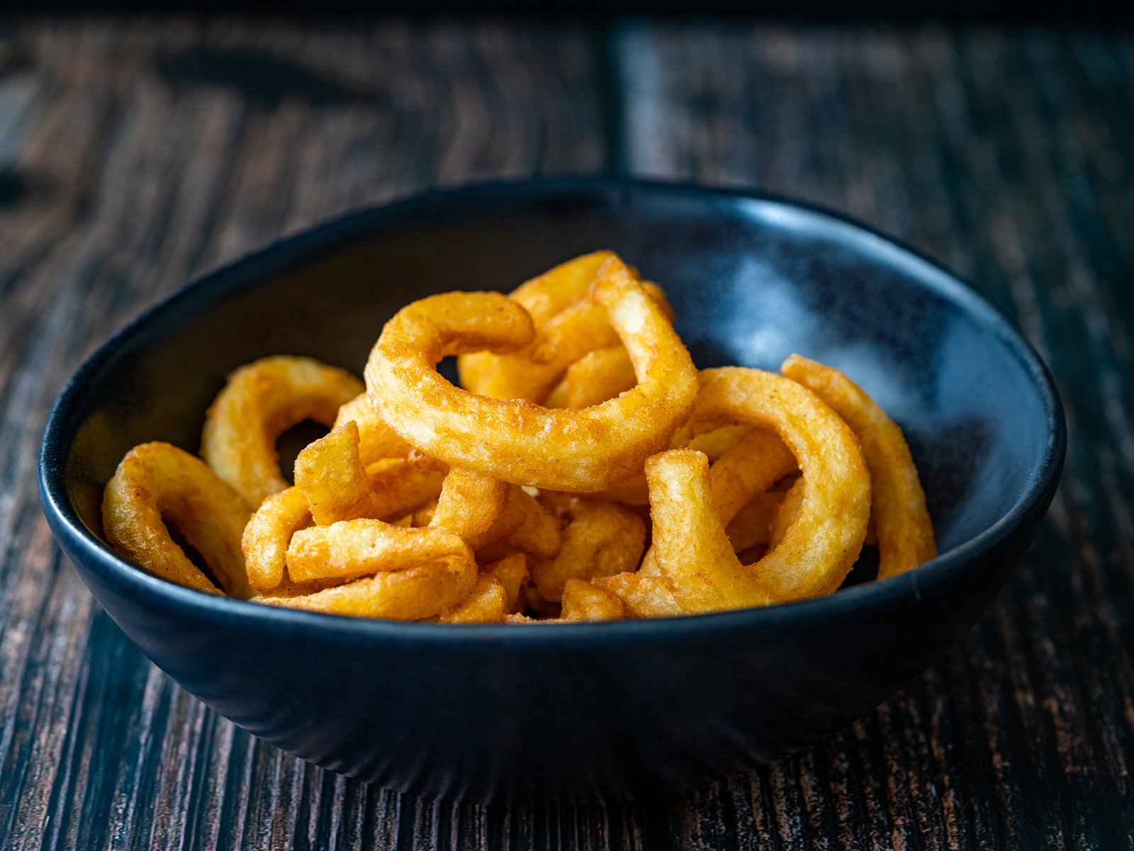 Selbstgemachte Curly Fries